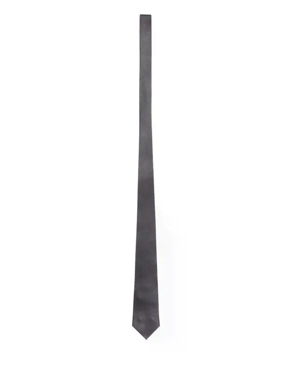 TOM FORD Lambskin Neck Tie - Black