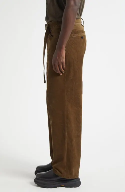 Sacai Belted Corduroy Five-pocket Pants
