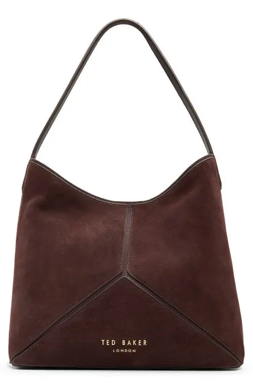 Ted Baker London Leather Tote - Dark Brown