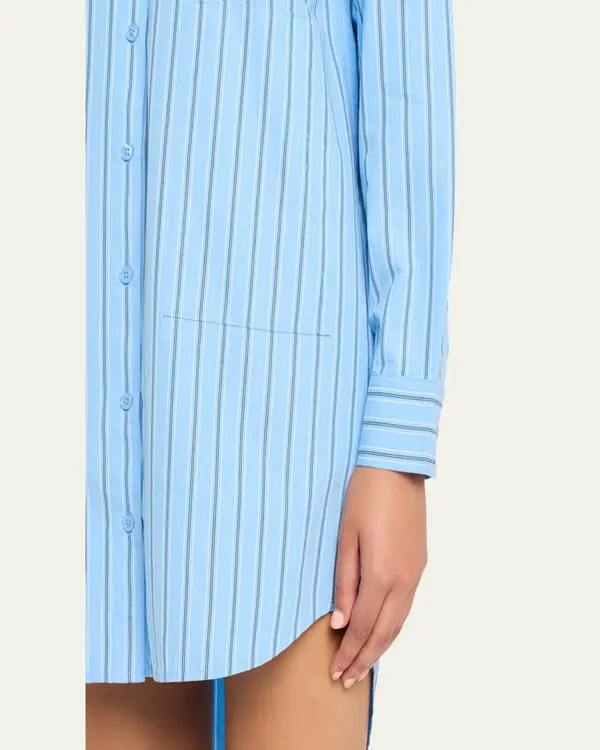 Kule The Anika Striped Shirtdress