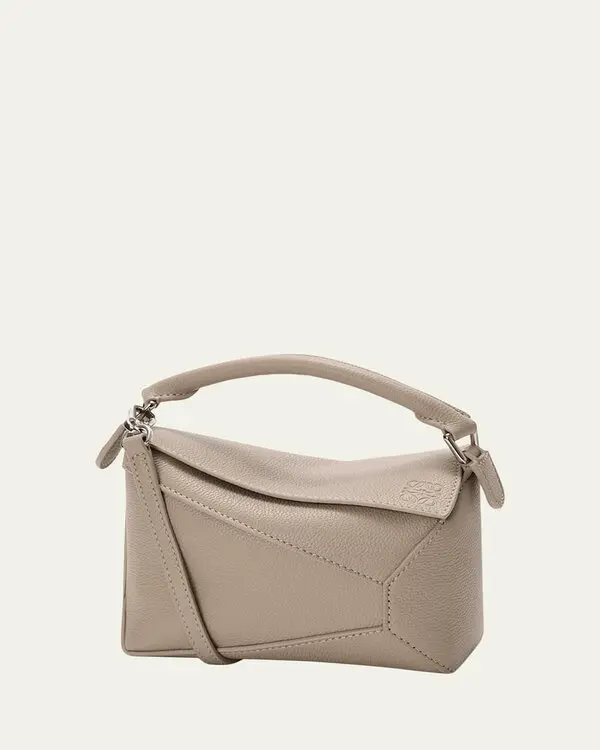 Loewe Puzzle Edge Mini Top-handle Bag - Clay