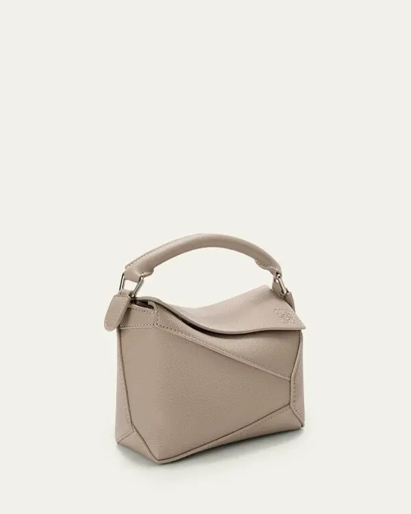 Loewe Puzzle Edge Mini Top-handle Bag - Clay