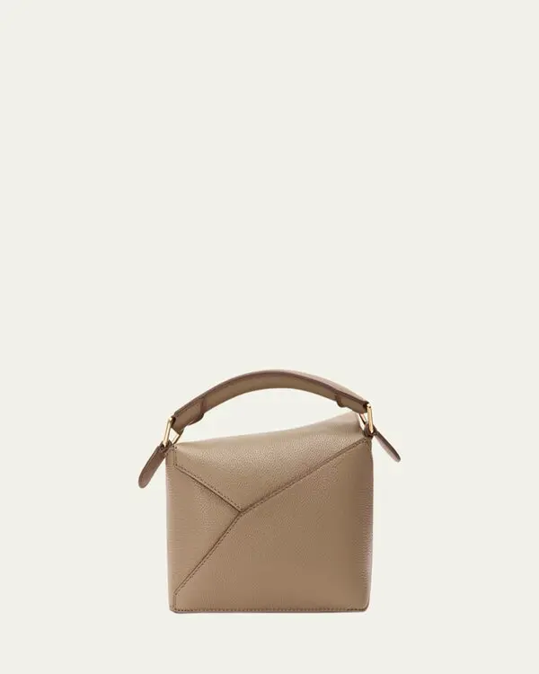 Loewe Puzzle Edge Mini Top-handle Bag - Clay