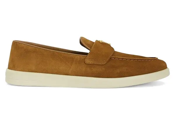 Prada Suede Loafers - Brown
