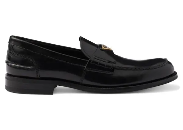 Prada Brushed Leather Loafer