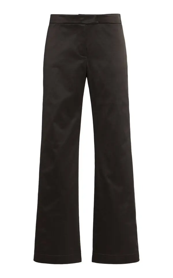 ALFIE Bell Satin Flared-leg Pants