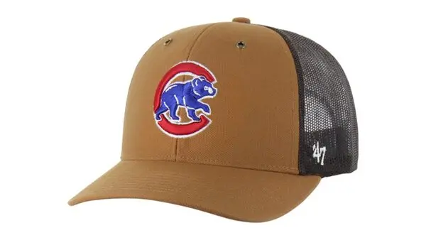 '47 X Carhartt Mlb Chicago Cubs Trucker Cap - Brown