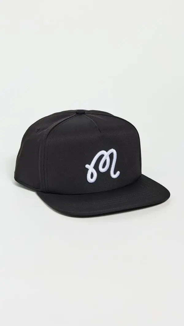 MALBON Snapback Hat - Black