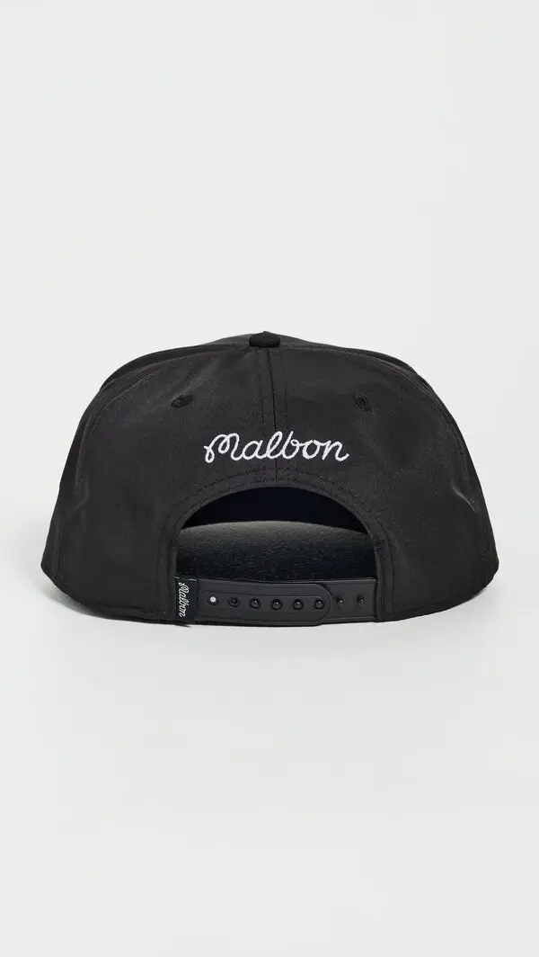 MALBON Snapback Hat - Black