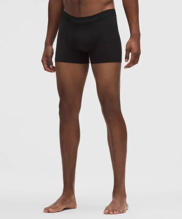 Lululemon Soft Stretch Active Boxer Brief 3 - Black