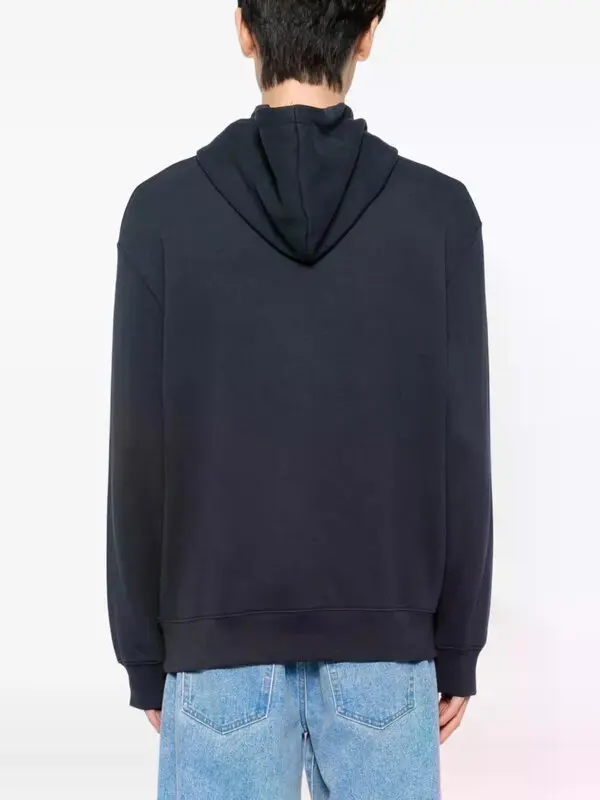 Maison Kitsuné Embroidered-logo Patch Hoodie
