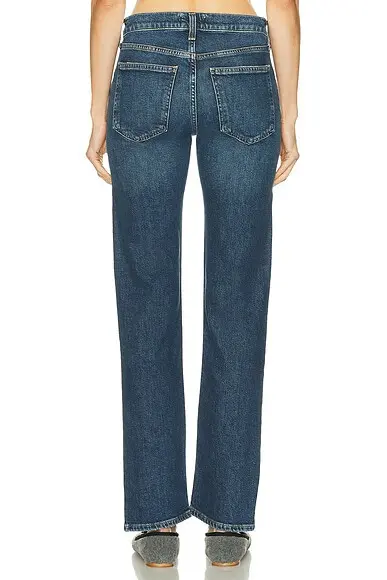 AGOLDE Low Rise Slim Jeans In Medium Wash - Slick