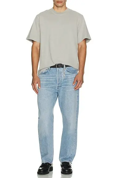 AGOLDE Asha Mock Neck Tee - Reflect