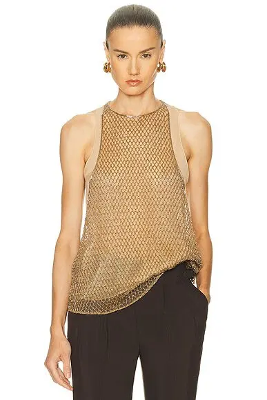 Adam Lippes Fable Beaded Top