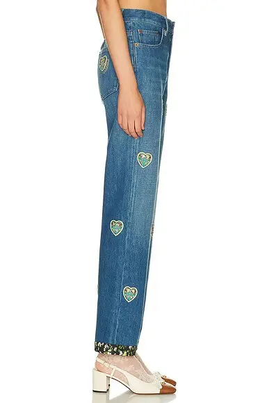 Valentino Garavani Embroidered Wide Leg