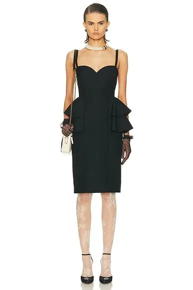 Valentino Garavani Peplum Dress