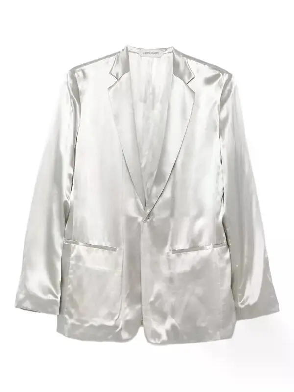 Alberta Ferretti Single-breasted Jacket - Grey
