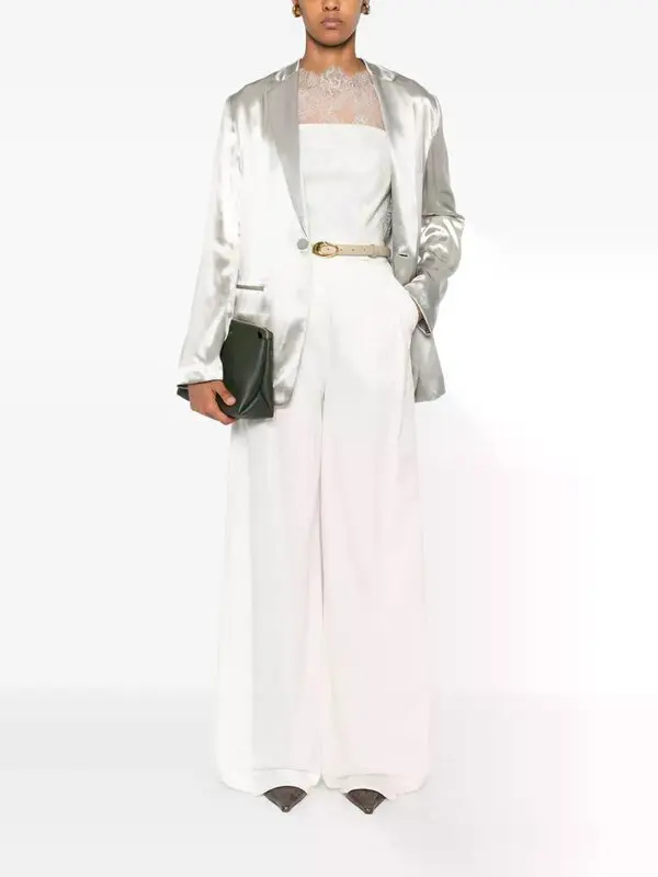 Alberta Ferretti Single-breasted Jacket - Grey