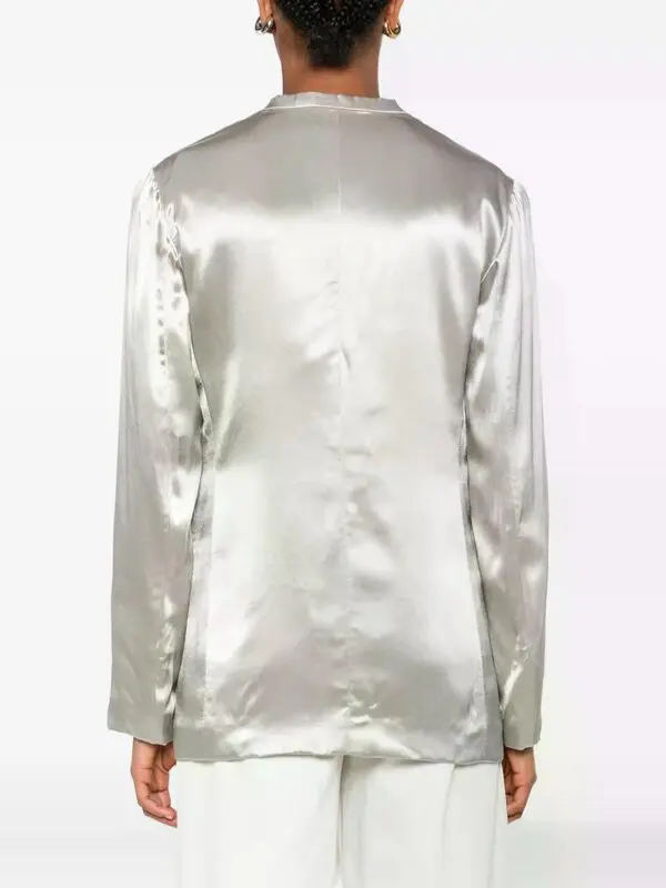 Alberta Ferretti Single-breasted Jacket - Grey