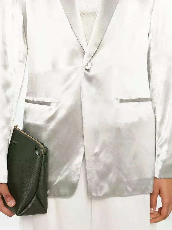 Alberta Ferretti Single-breasted Jacket - Grey