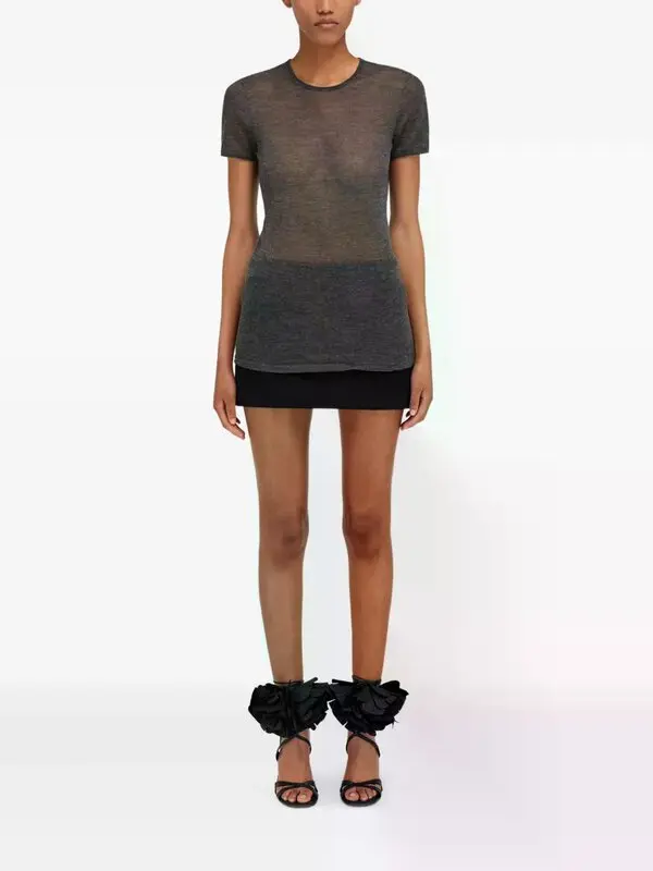 FERRAGAMO Flap-pocket Mini Skirt - Black