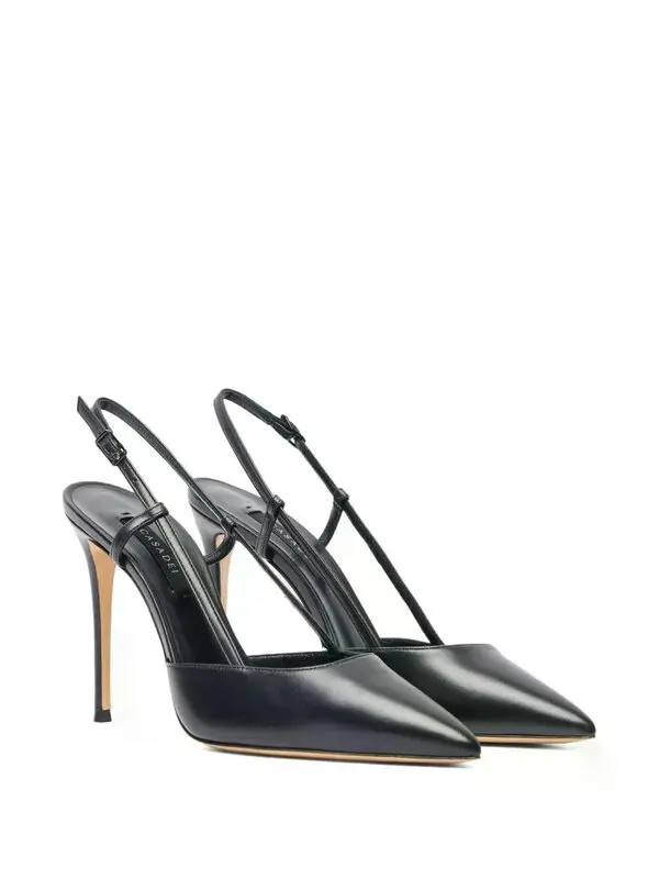 Casadei 100mm Julia Pointed-toe Slingback Heeled Pumps