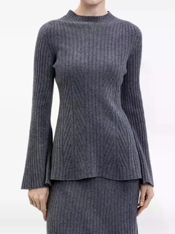 TWINSET Ribbed Sweater - Grey