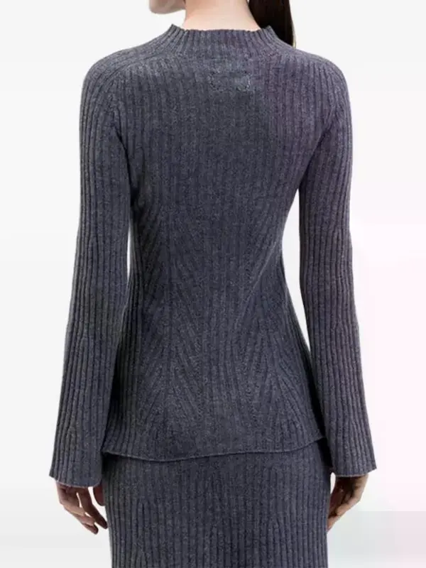 TWINSET Ribbed Sweater - Grey