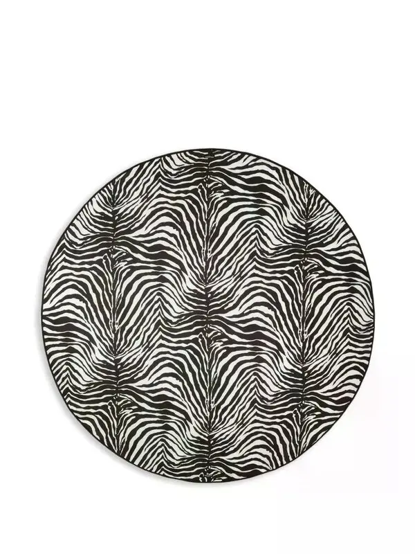 Dolce & Gabbana Zebra-print Round Tablecloth