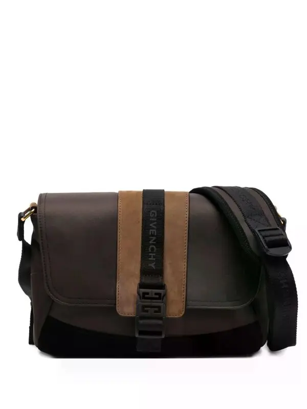 Givenchy Logo-plaque Buckle Shoulder Bag - Brown