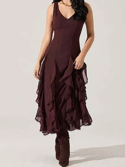 fitted lace wedding dress Astr The Label Lupin Dress main image 1