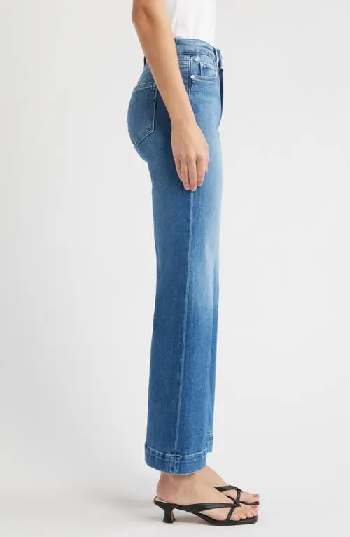 Paige Leenah High-waist Wide-leg Jeans - Westminster