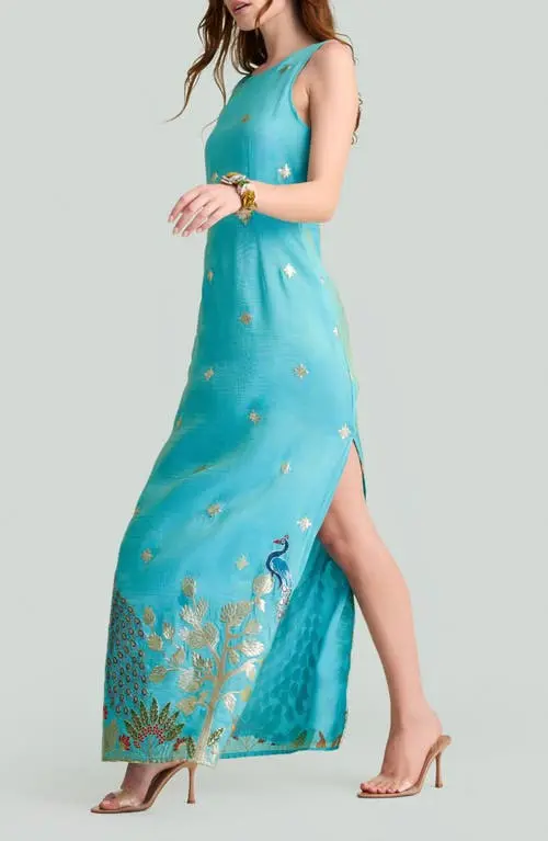 HOLICHIC Luna Embroidered Maxi Dress