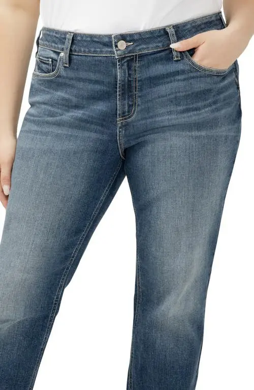 SILVER JEANS CO. Elyse Straight Leg Jeans