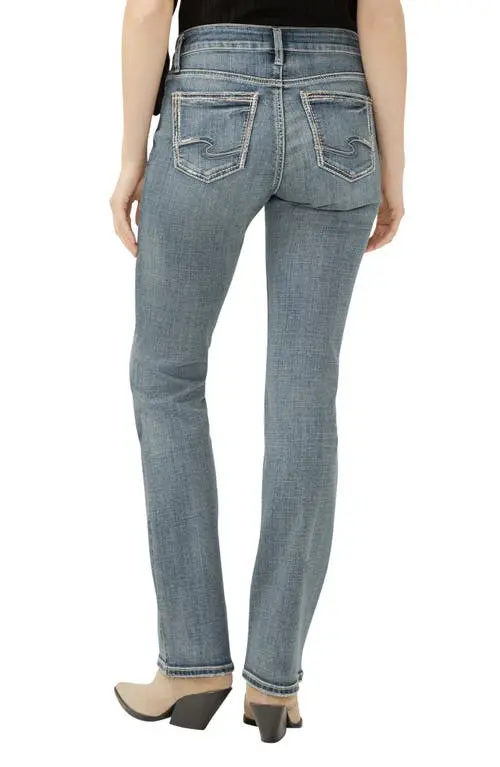 SILVER JEANS CO. Elyse Slim Straight-leg Jeans