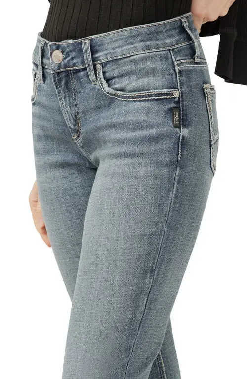 SILVER JEANS CO. Elyse Slim Straight-leg Jeans
