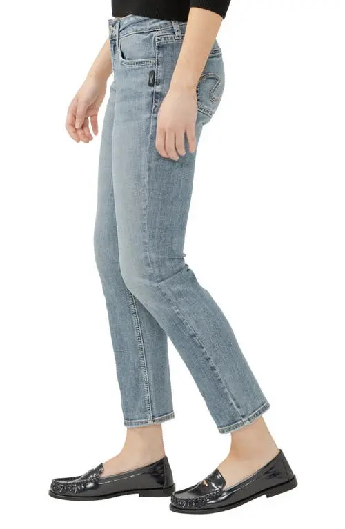 SILVER JEANS CO. Elyse Slim Straight Leg Jeans