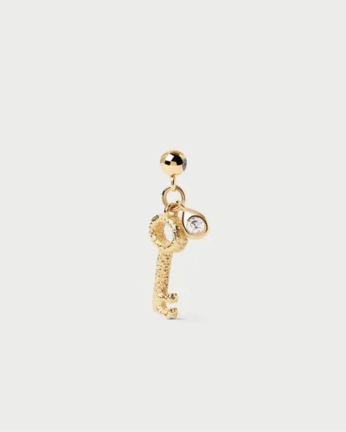 PDPAOLA Key Charm - Brass