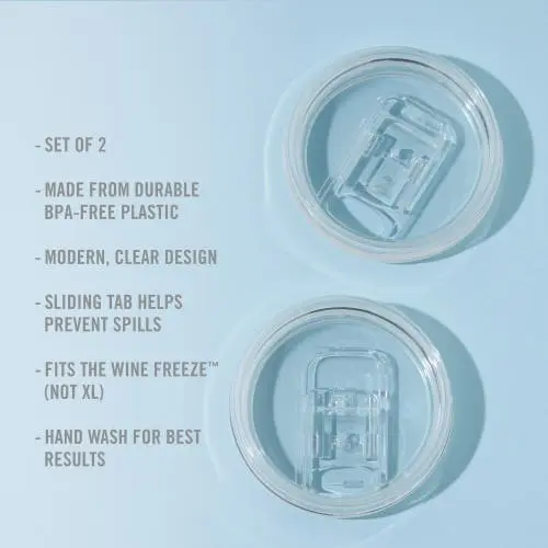 HOST Wine Freeze Lids Set Of 2