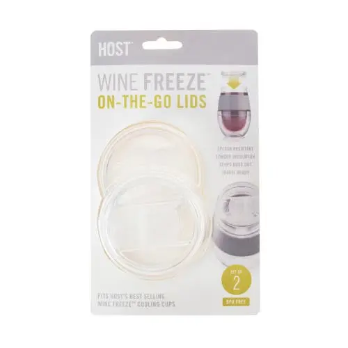 HOST Wine Freeze Lids Set Of 2
