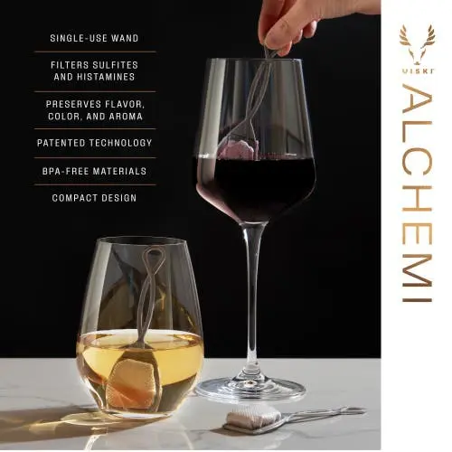 VISKI Alchemi Wine Purifiers Set Of 3