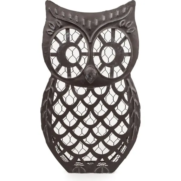 TWINE Wise Owl Cork Holder - Black