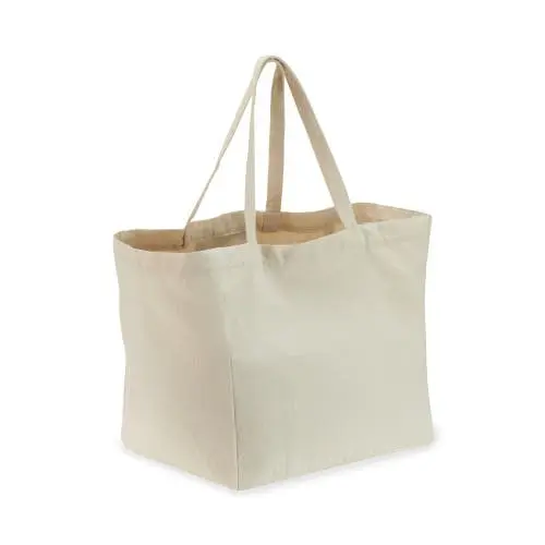 TWINE Canvas Grocery Tote 8.3 Gallon