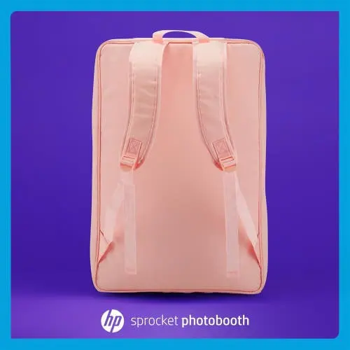 HP Sprocket Photobooth Travel Backpack - Pink