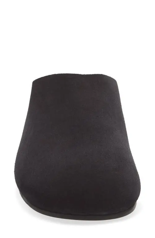 THE ROW Hudson Leather Mules - Black Blk
