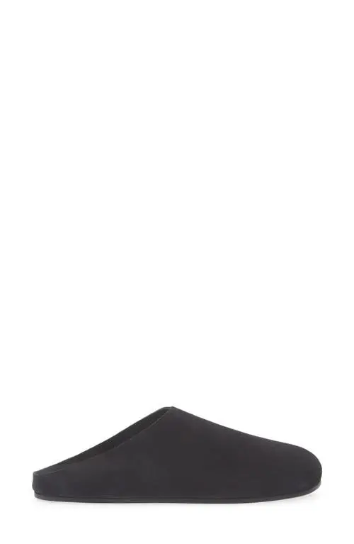 THE ROW Hudson Leather Mules - Black Blk