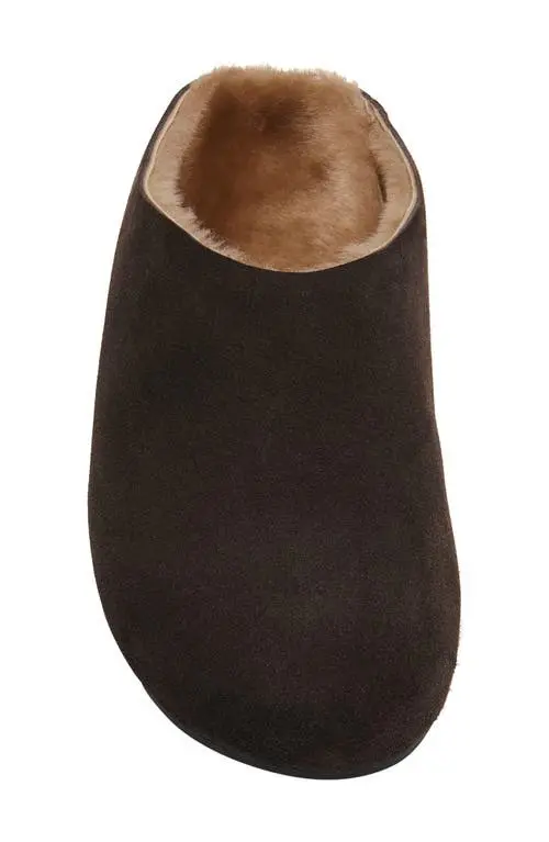 THE ROW Hudson Leather Mules - Lacquer Brown