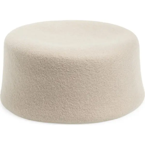 GIGI BURRIS MILLINERY Lauren Wool Felt Pillbox Hat - Alabaster