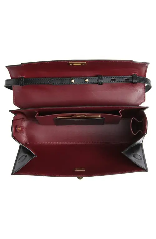 ANYA HINDMARCH Mortimer Leather Clutch - Black