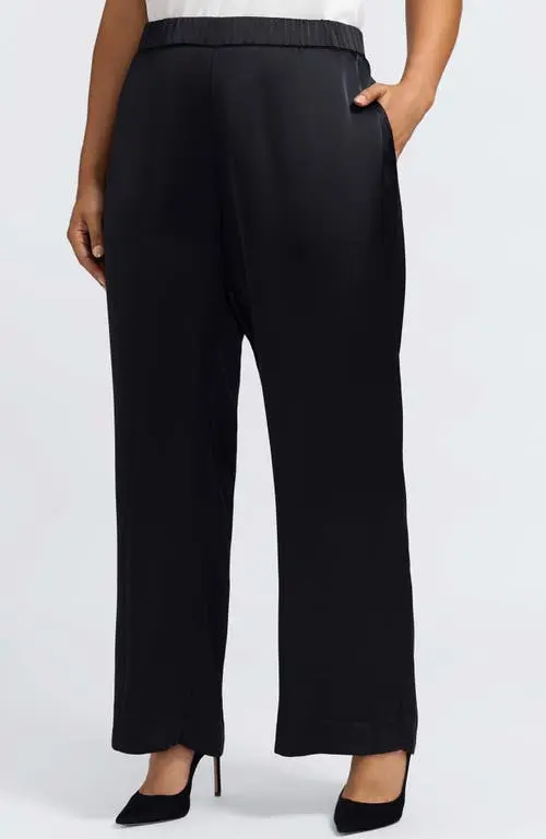 Foxcroft Ankle-length Pull-on Pants - Black